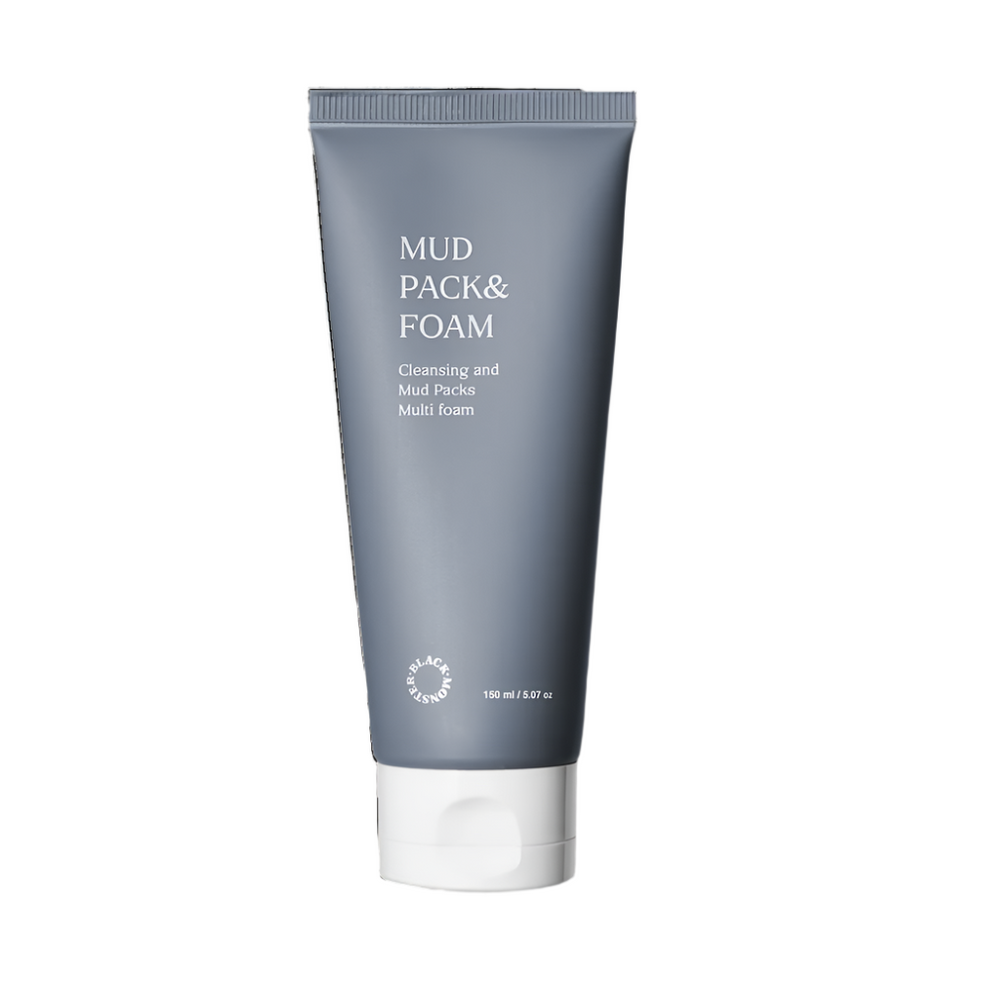 Black Mud Pack and Foam | Facial Cleanser – FLEXIN Singapore